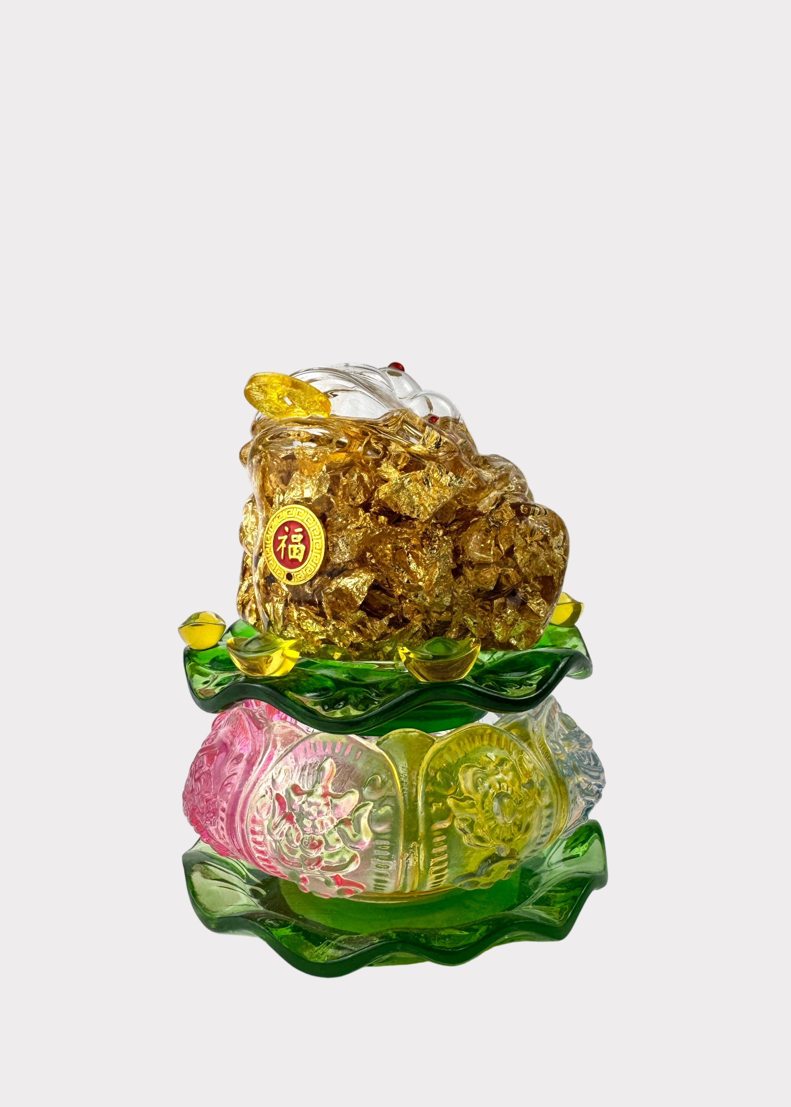 Money Toad Snow Globe – Rainbow
